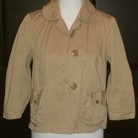 J. Crew | Jackets & Coats | J Crew Chino Khaki Utility Jacket | Poshmark